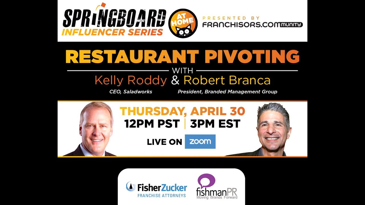 Springboard Influencer "At Home" Series: Restaurant Pivoting ...